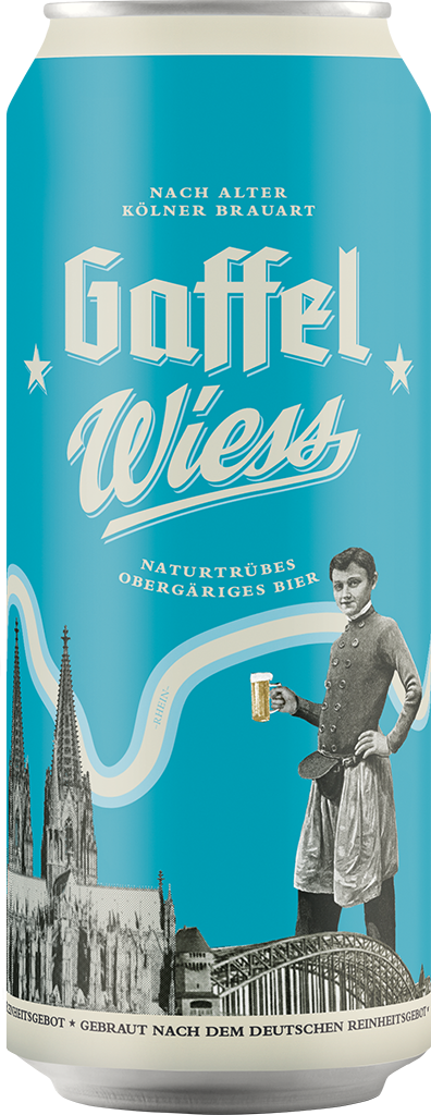 Gaffel Wiess 24 x 0,5l Liter Dose (Tray) – Gaffel Shop