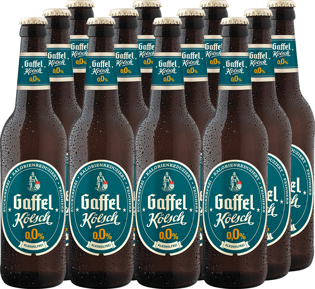 Gaffel Kölsch 0,0% 12 x 0,33l Flasche – Gaffel Shop