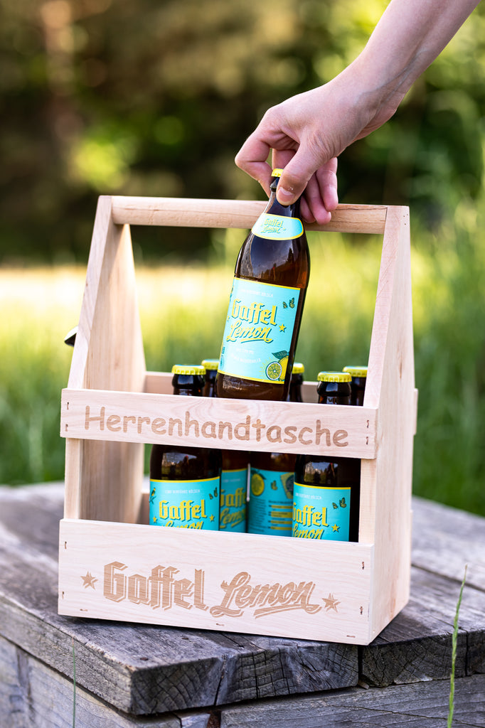 Gaffel Lemon Holzsixpack inkl. 6 Flaschen 0,33l – Gaffel Shop